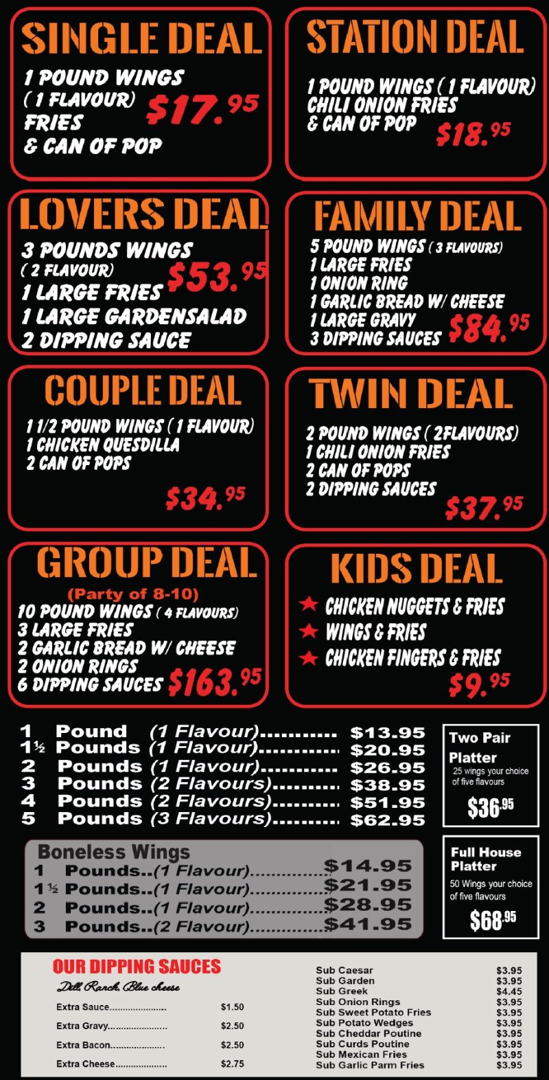 Fire Wing Station – Best Wings in Markham